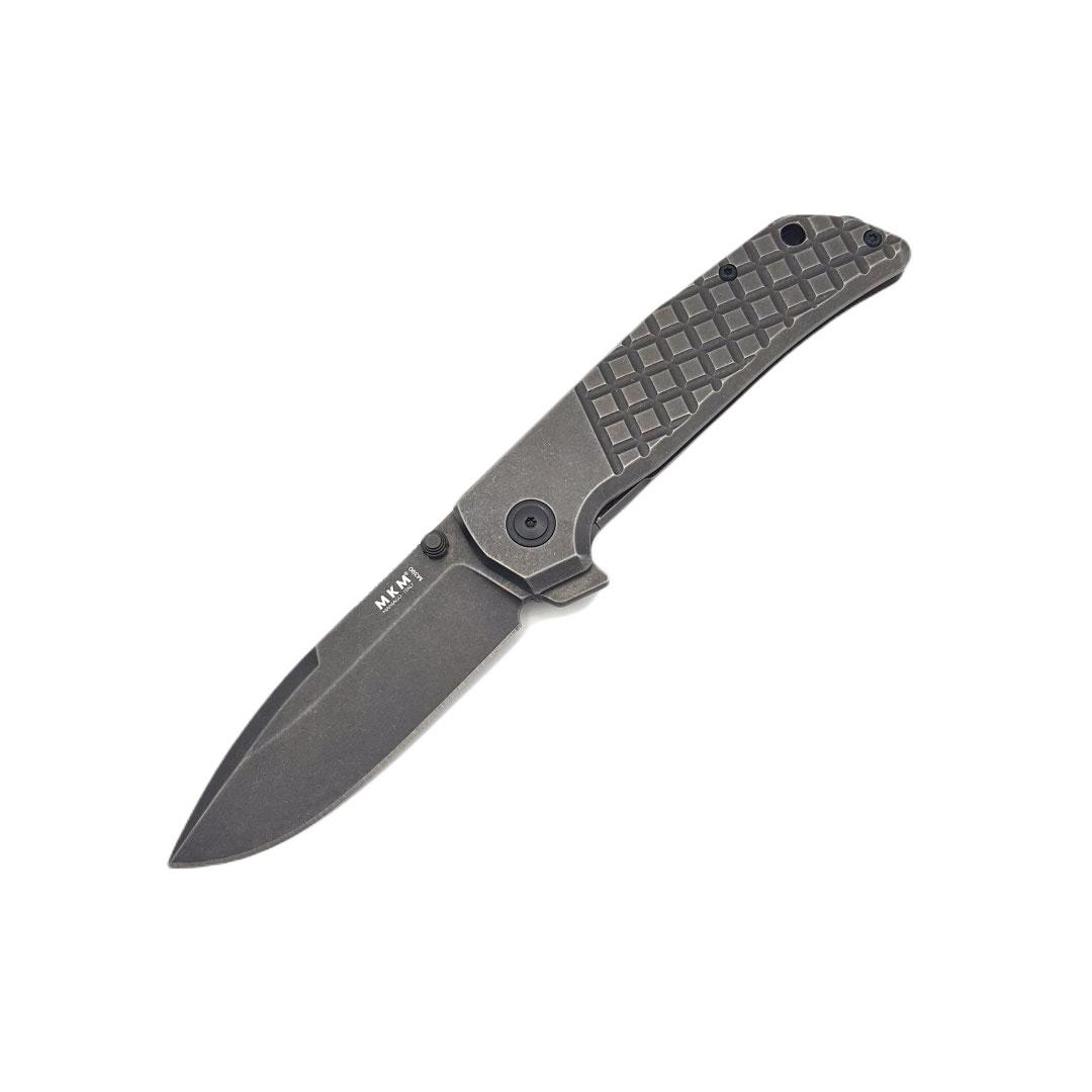 MKM Maximo Frame Lock Knife Dark Stonewash Titanium M390 Terzuola ...