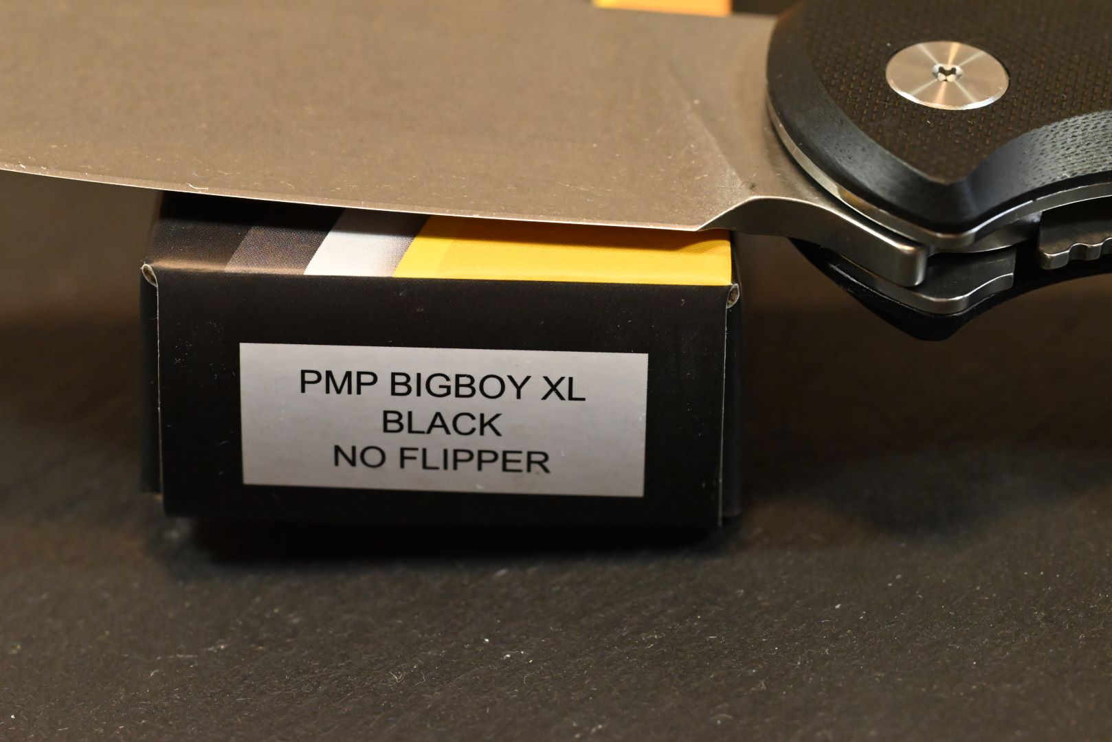 PMP Knives Bigboy XL Black NO Flipper - Tools For Gents