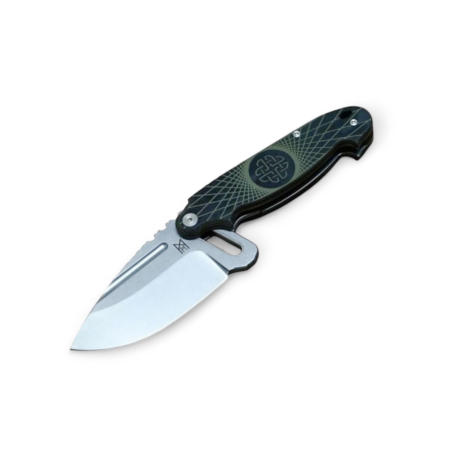 Midgards Messer SLIDING KNIFE (MID-04 BOD) N690 / G10 Black + OD Green ...
